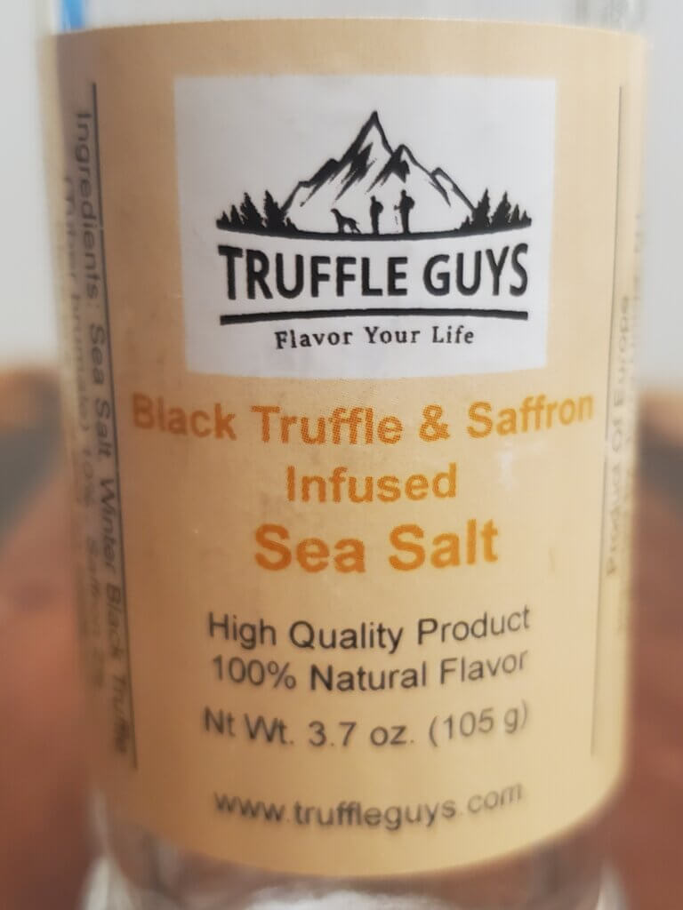 Black Truffle and Saffron Infused Sea Salt - Finest Truffle Oil and ...